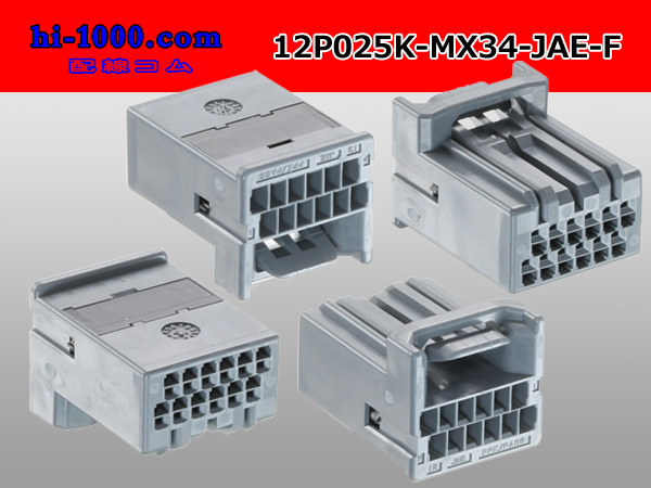 [JAE] MX34 series 12 pole F Connector only (No terminal) /12P025-MX34 ...