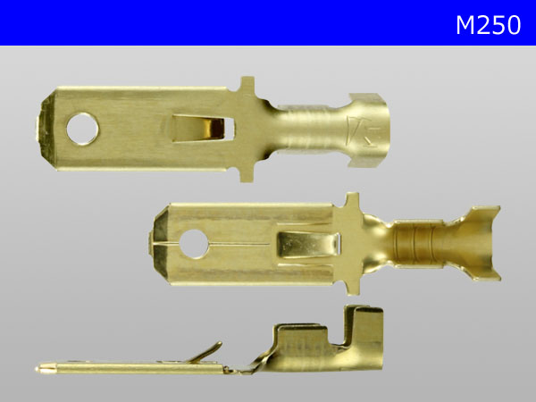 [Yazaki] 250 type male terminal (for the 0.85-2.0mm2 electric wire ...