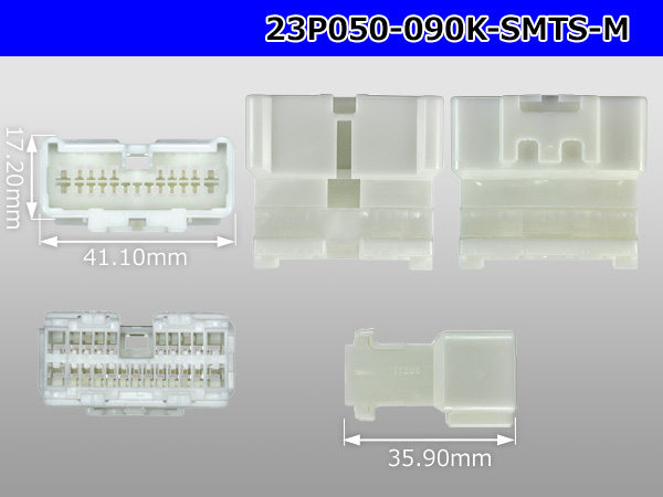 [sumitomo] 050+090 type hybrid 23 pole M connector (no terminals ...