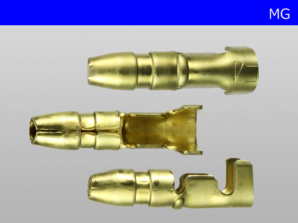 Round Bullet Terminal [color Gold] male terminal only - male No sleeve ...
