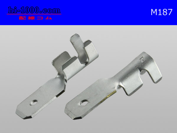 187 Type No lock male terminal - With sleeve /M187 - hi-1000ec.com