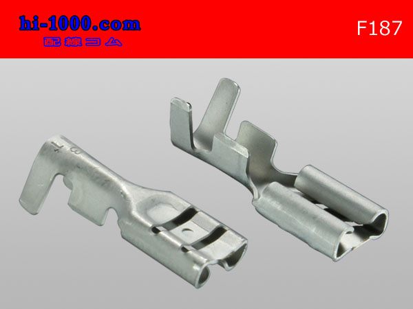 187 Type No lock female terminal - With sleeve /F187 - hi-1000ec.com