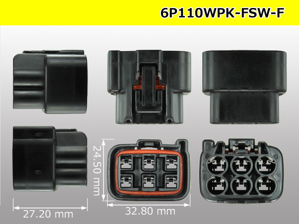 [furukawa]110 type waterproofing FSW series 6 pole F connector(no ...